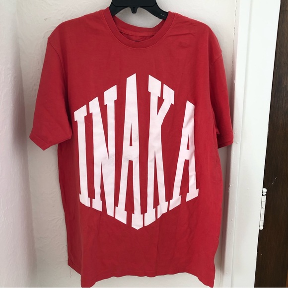 Inaka Power | Shirts | Inaka Mens Red Logo Tee L | Poshmark